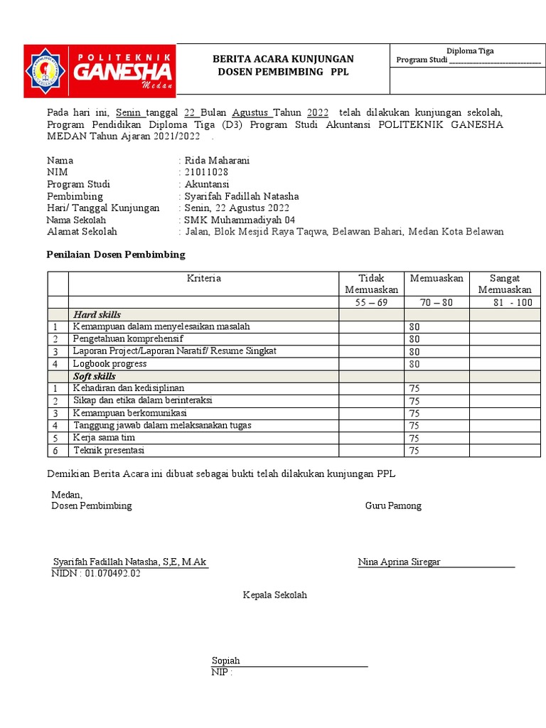 BAP Rida 22 Agustusa | PDF