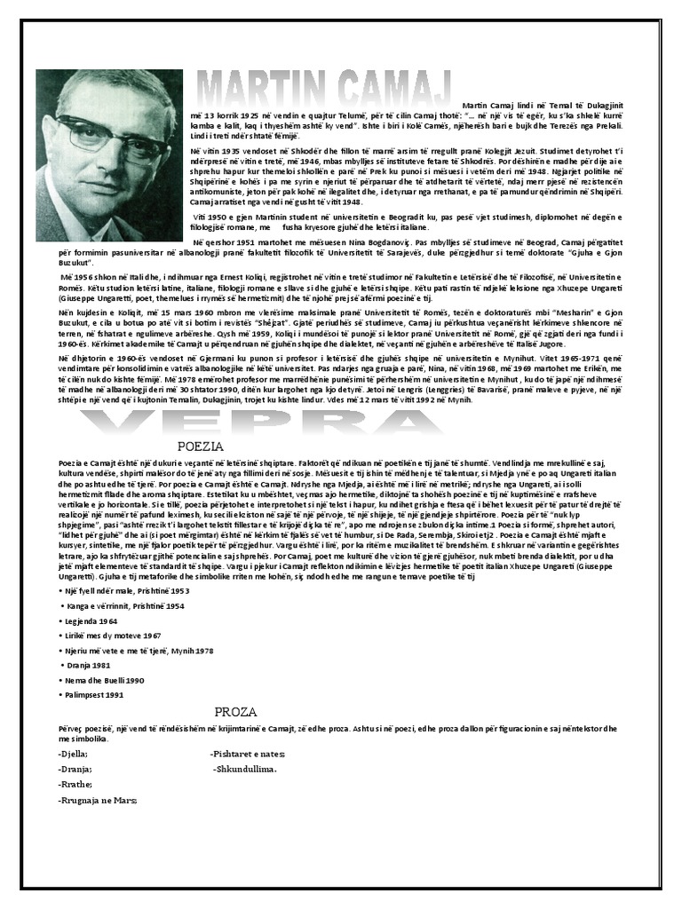Martin Camaj A3 | PDF