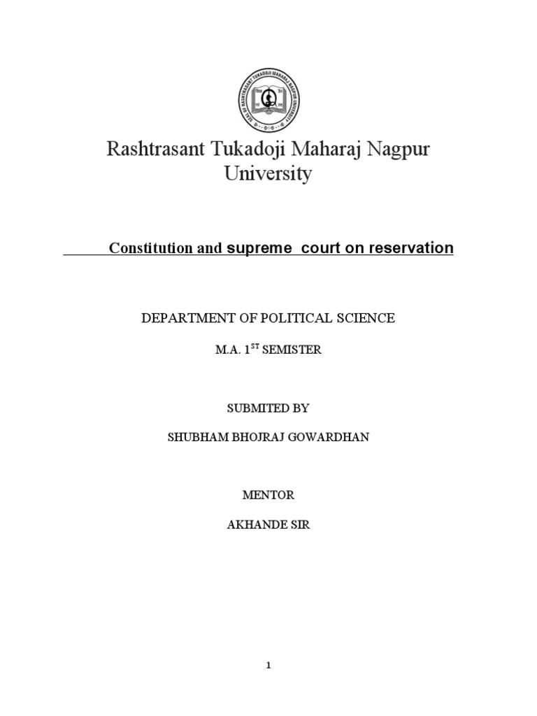 Shubham 333 | PDF | Dalit | Government Of India