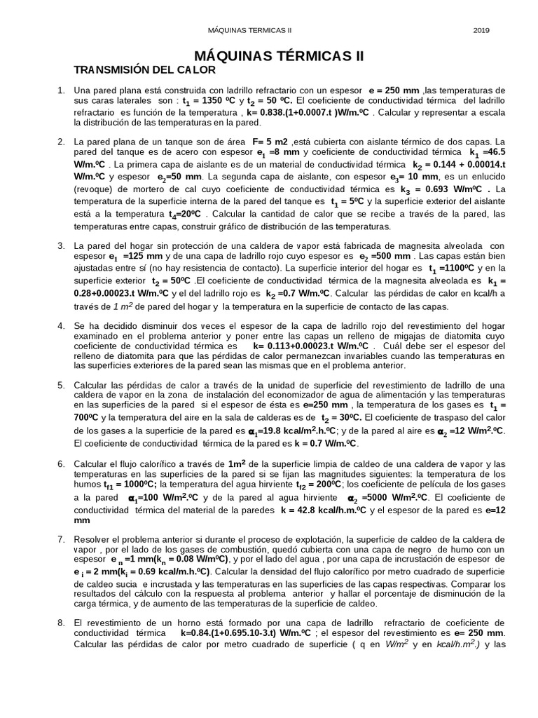 TP Transmision Del Calor | PDF | Aislamiento térmico | Conductividad térmica