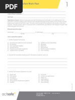 Site Specific Fall Protection Plan Template | PDF | Safety ...