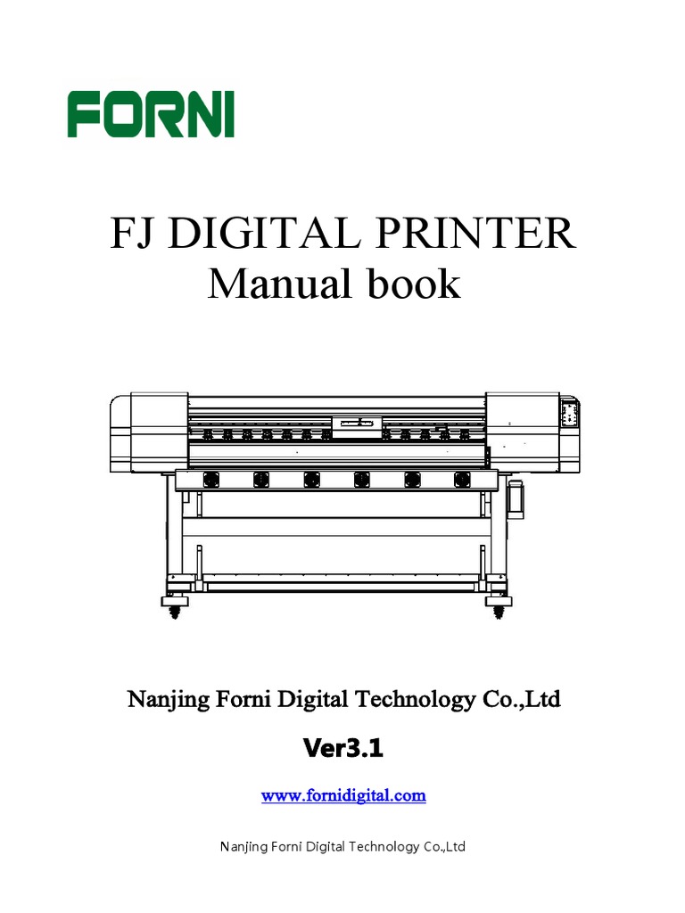 FJ-1825 Manual | PDF | Printer (Computing) | Manufactured Goods