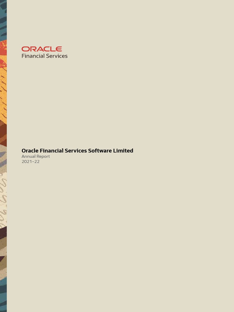 Annual Report 2021 22 Oracle | Download Free PDF | Internal Control | Audit