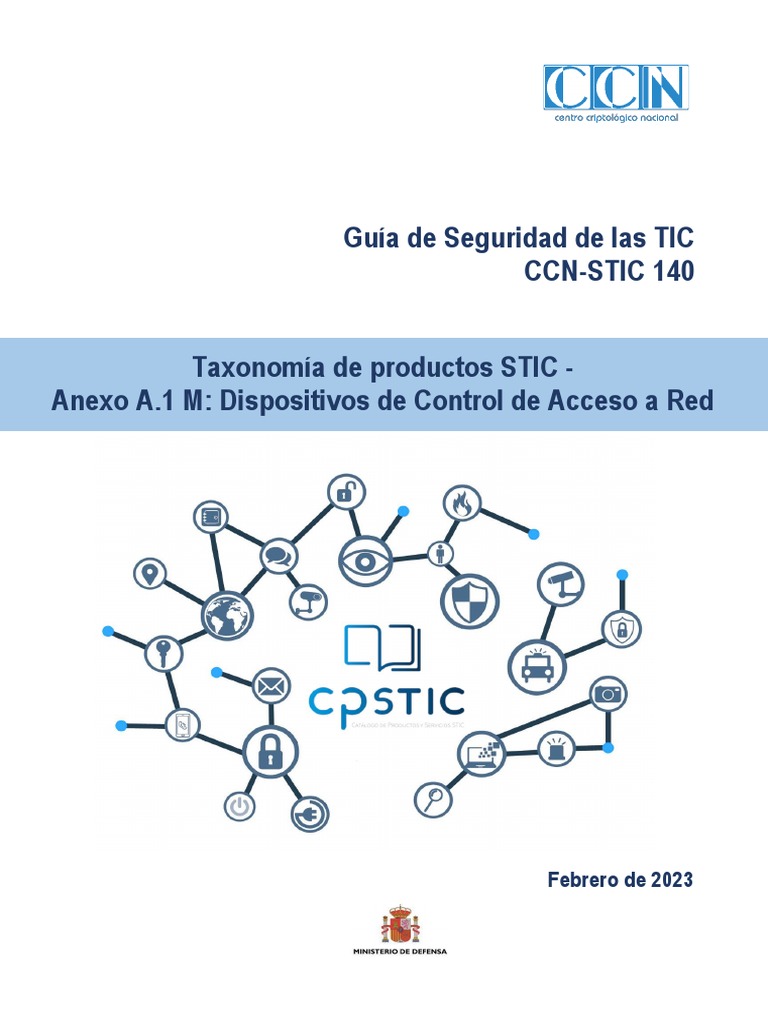 STIC 140 A1M RFS-Control Acceso A Red | PDF | Transport Layer Security | Autenticación