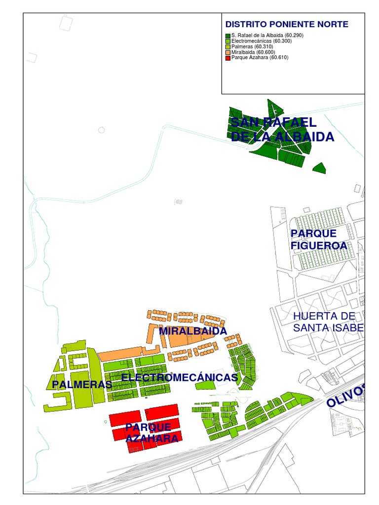Distrito Poniente Norte | PDF