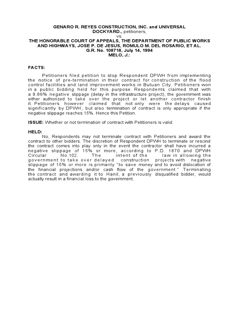 Case Digest | PDF | Injunction | Law Of Agency