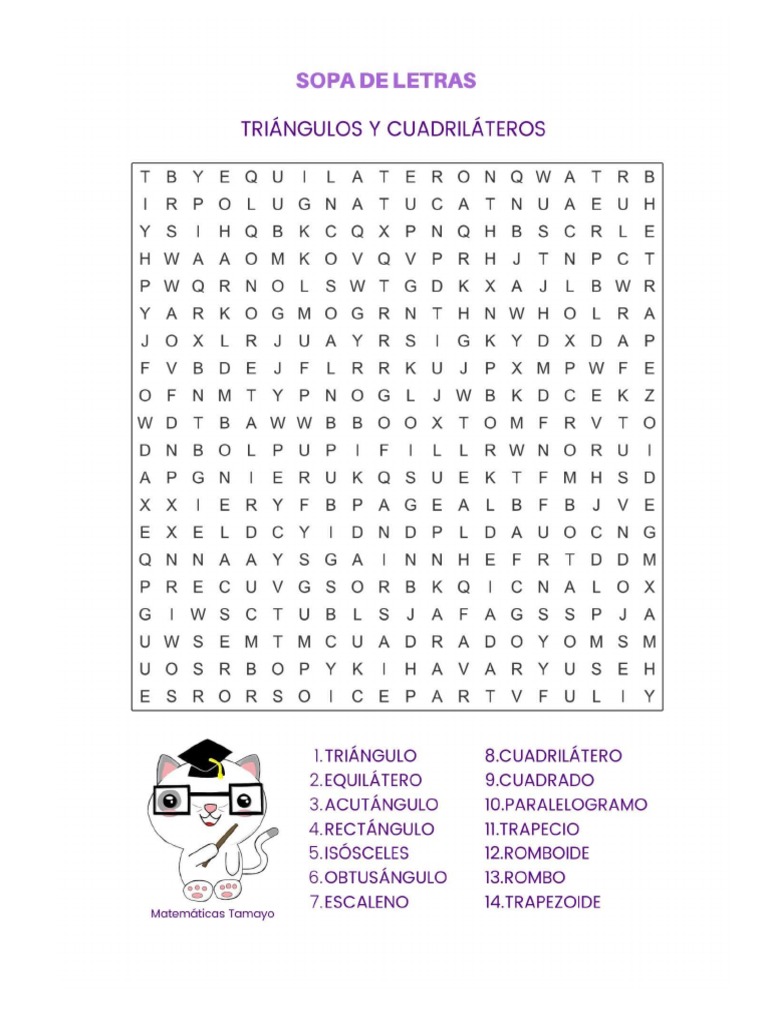 Sopa de letras | PDF