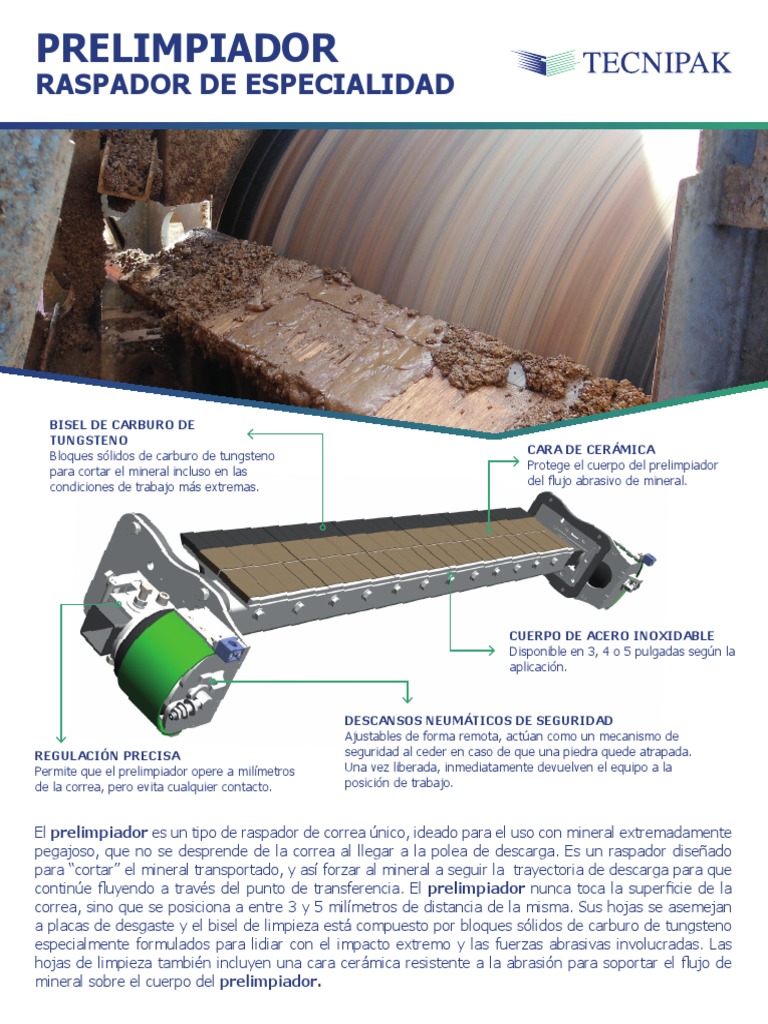 Tecnipak FT Prelimpiador 2 2021 11 09 | PDF | Abrasivo | Materiales