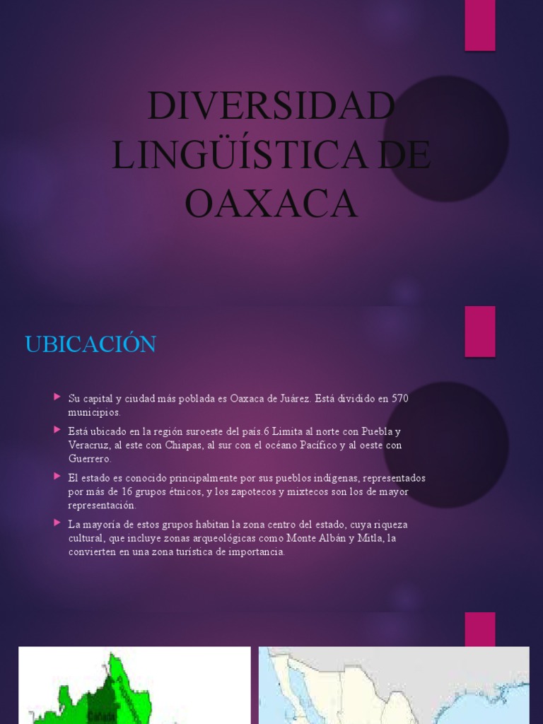 Diversidad Lingüística de Oaxaca | PDF | Cocina norteamericana | Alimentos