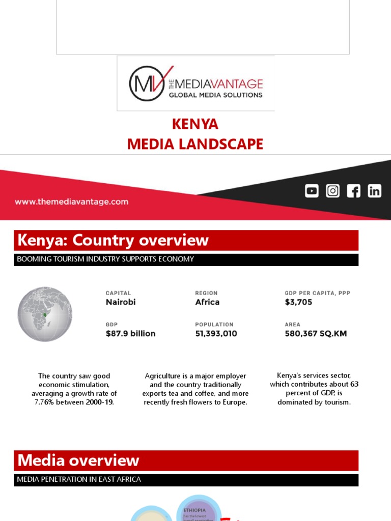 Kenya Media Landscape | PDF | Newspapers | Kenya