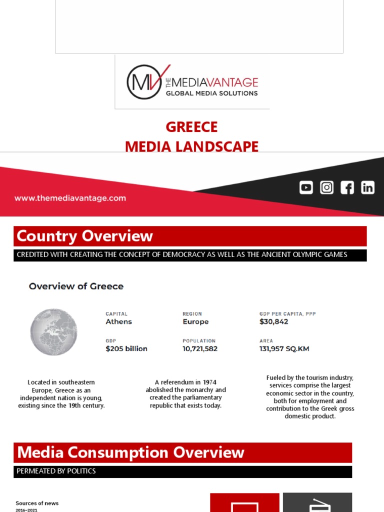 Greece Media Landscape 2022 | PDF | Greece | Telecommunications