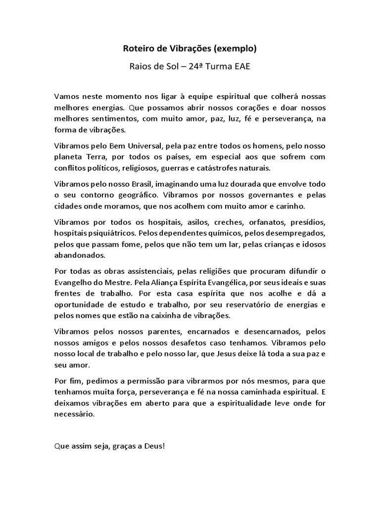 Roteiro de Vibrações - Exemplo | PDF