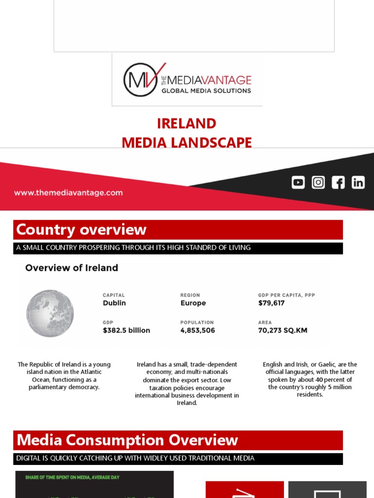Ireland Media Landscape 2022 | PDF | Newspapers | News