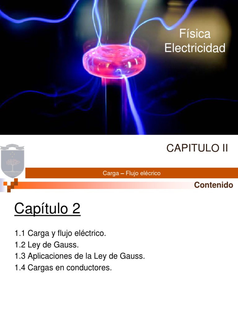 Clase4 Carga Flujo Electrico | PDF | Campo eléctrico | Carga eléctrica