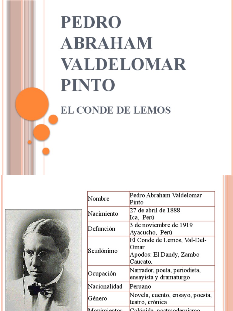 Pedro Abraham Valdelomar | Descargar gratis PDF | Poesía | Las artes