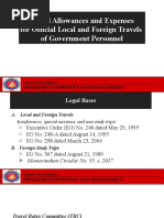 Local Travel Order for April 2025 | PDF