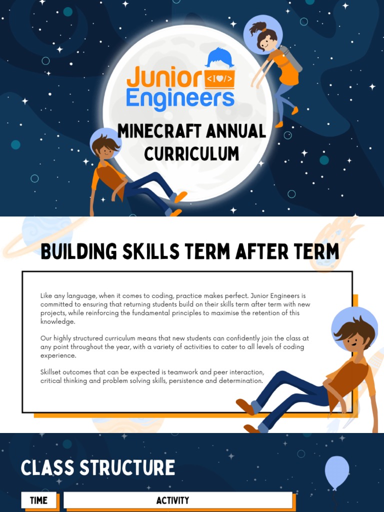 Minecraft Coding Curriculum Overview | PDF | Curriculum | Control Flow