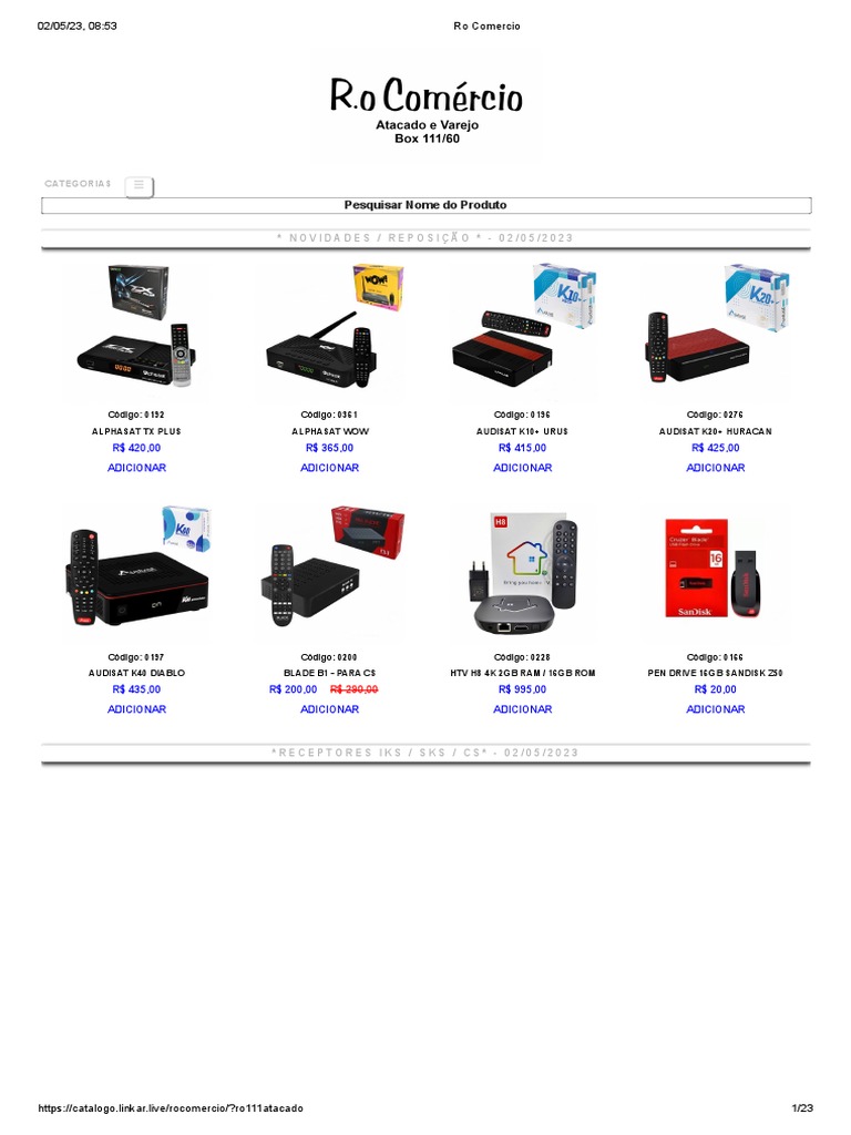 Catalogo 02.05 | PDF | Bienes manufacturados | Redes de computadoras