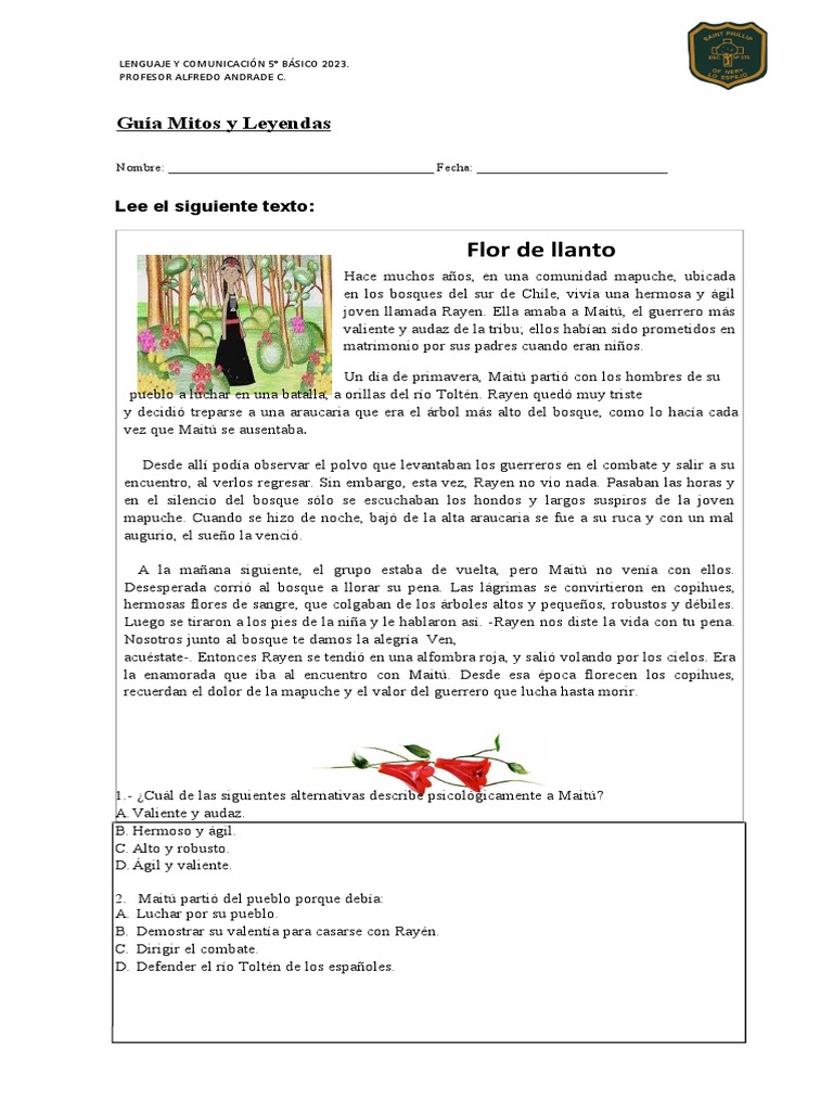 Mitos y Leyendas 5° | PDF