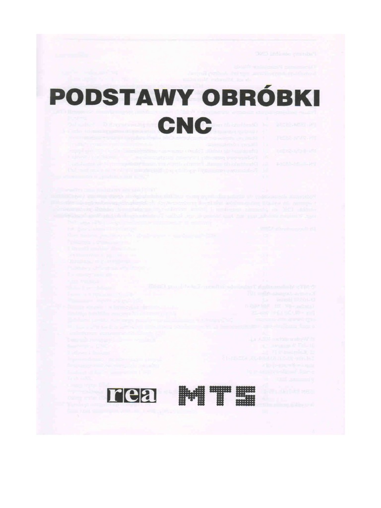 Podstawy Obróbki CNC | PDF