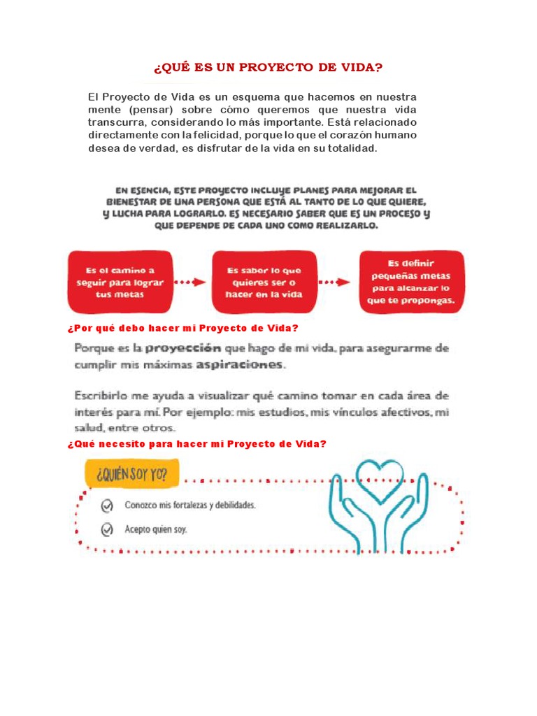 Guia Proyecto de Vida | PDF