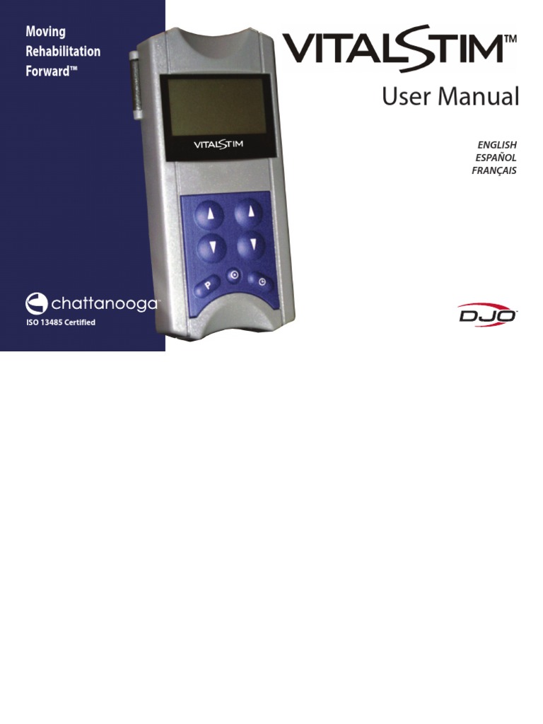 Manual - VitalStim Adult Youth | PDF | Injury | Adverse Effect