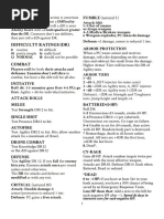 Cyberpunk Red Réf Tables | PDF | Weaponry