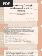 TNCT - Q1 - Mod3 - Understanding Local Networks | PDF | Thought | Behavioural Sciences