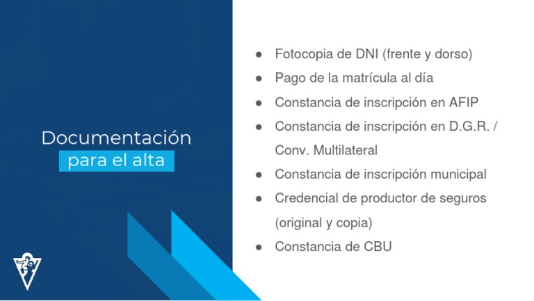 Documentación A Presentar - Proceso Alta PAS | PDF