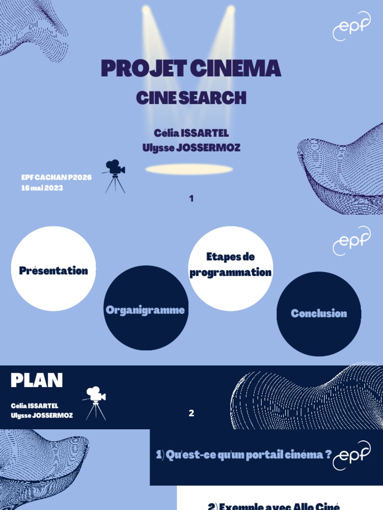 Projet de Portail Cinéma | PDF | Jeux et activités | Ordinateurs