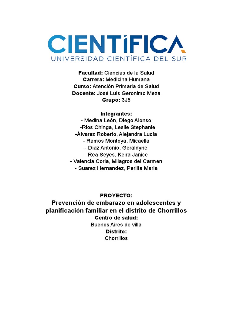 Proyecto Final 3J5 - Aps | PDF | Educación sexual | Adolescencia