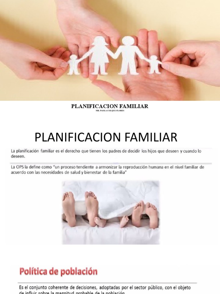 Planificacion Familiar | PDF