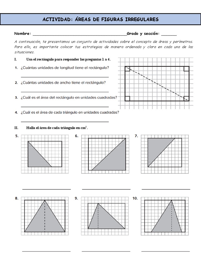 Area de Figuras Irregulares | PDF
