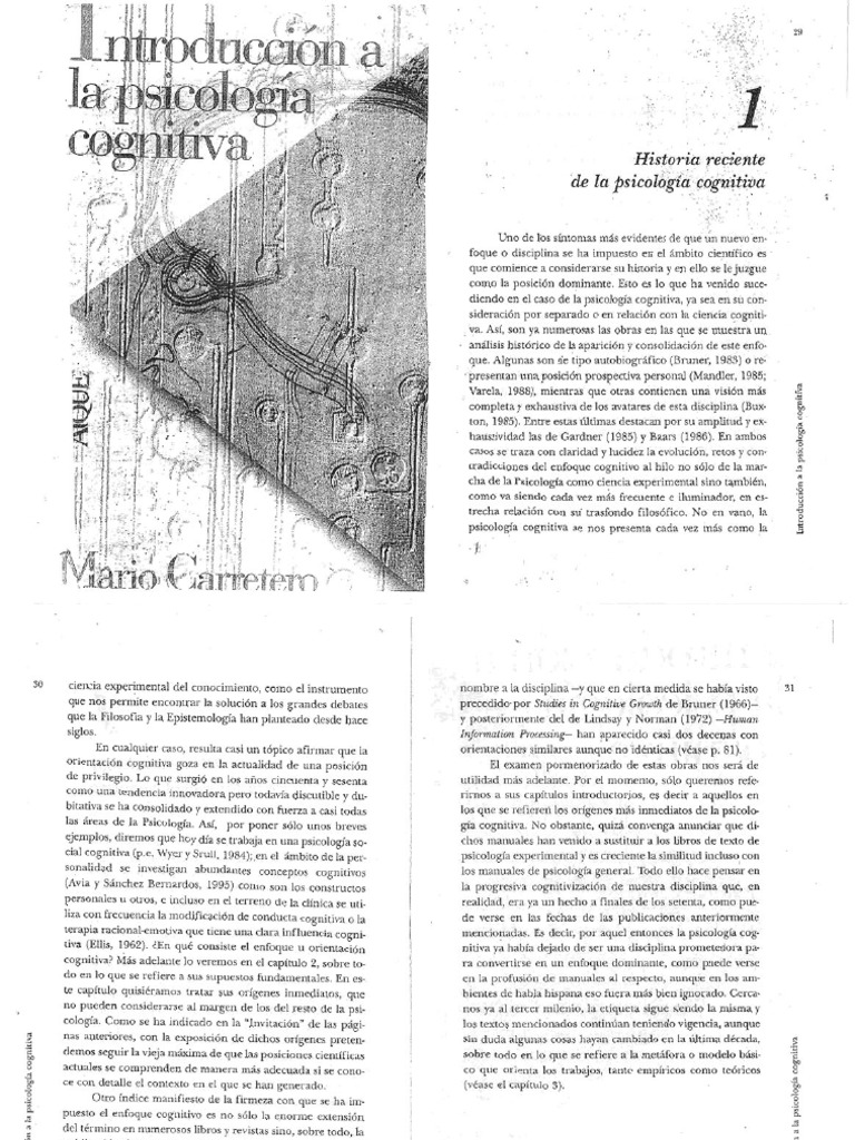 Carretero Mario- Introducción a la Psicología Cognitiva- Cap 1 pp 29-49 ...