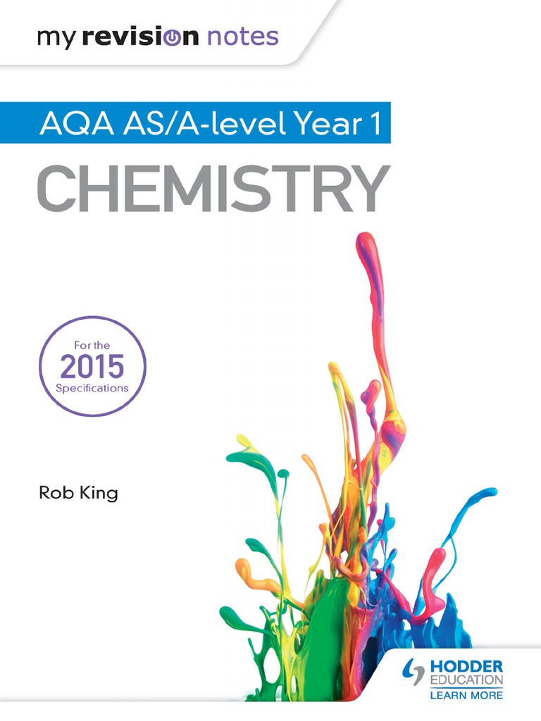 (My Revision Notes) King, Rob - AQA AS - A-Level Chemistry-Hodder ...