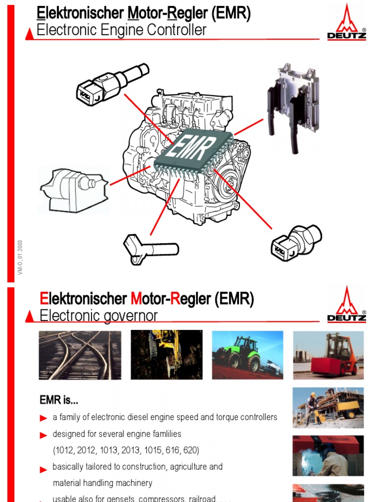 Deutz EMR Electronic Engine Controller | PDF | Throttle | Physical Sciences