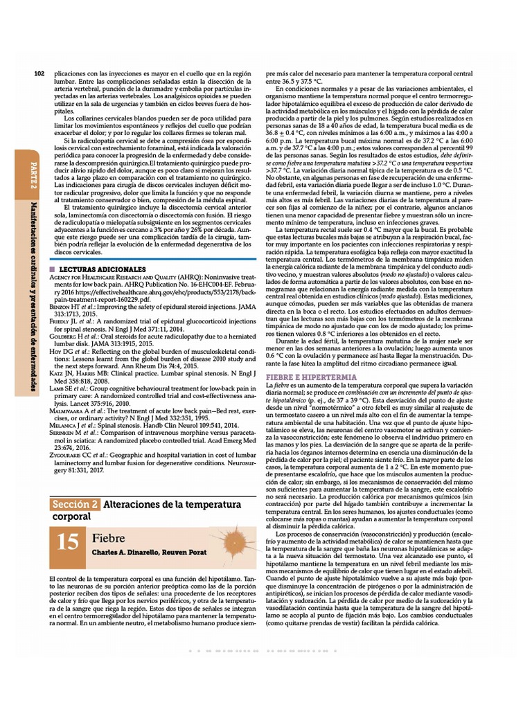 Fiebre | Descargar gratis PDF | Citocina | Interleucina 6