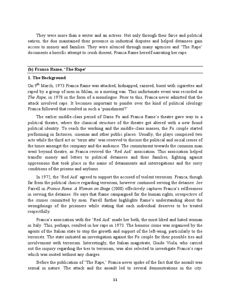 Unit 4 - A B - Ranca Rame | PDF | Rape | Mind