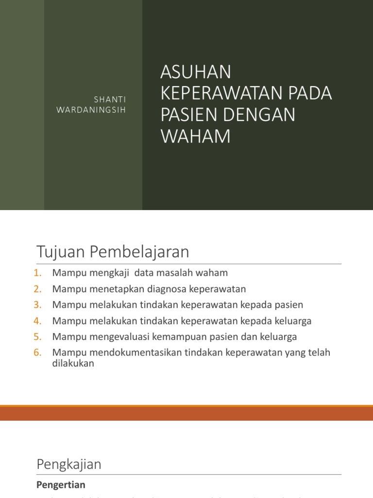 Askep Waham | PDF
