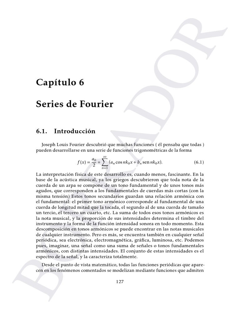 CIT6 | PDF | Series de Fourier | Integral
