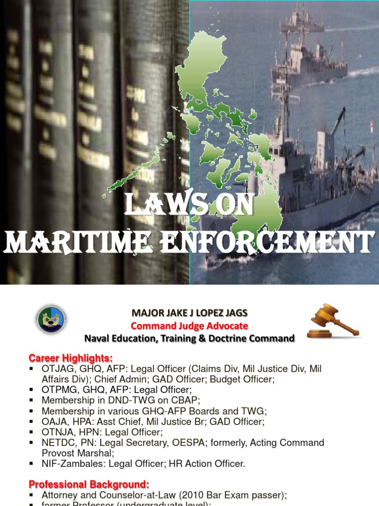 Maritime Law Enforcement | PDF | Admiralty Law