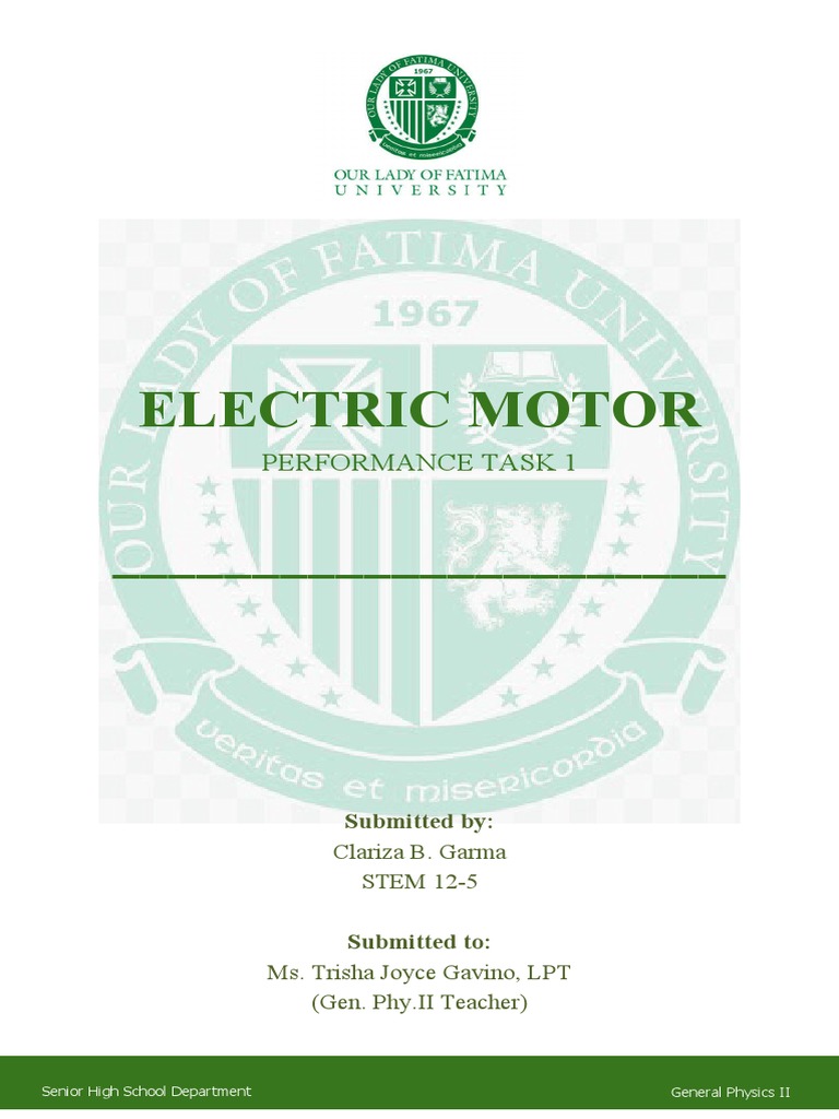 Electric Motor | PDF | Electric Motor | Magnetic Field