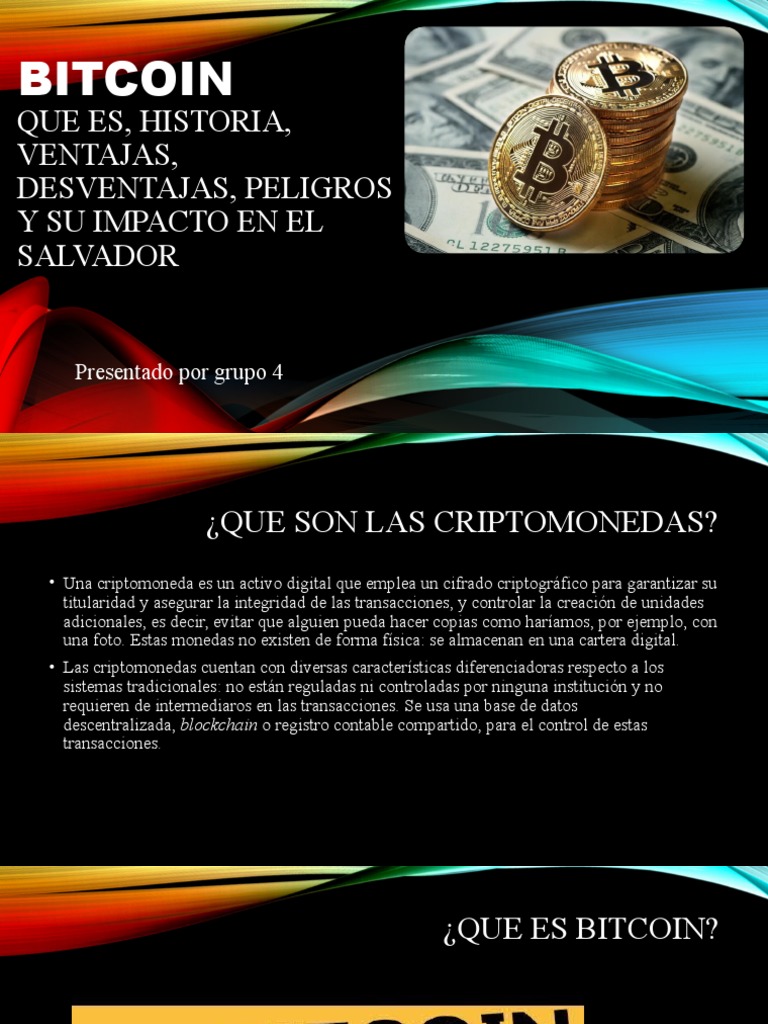 Presentacion BITCOIN | PDF | Bitcoin | Criptomoneda
