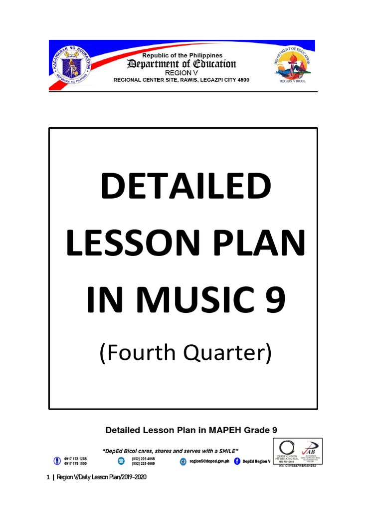 Grade 9 (MUSIC 4th Quarter) | PDF | Singing | Opera