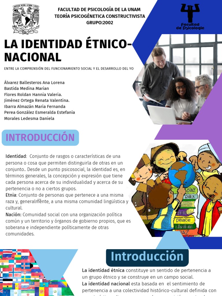 La Identidad Étnico-Nacional | PDF | Sicología | Conocimiento