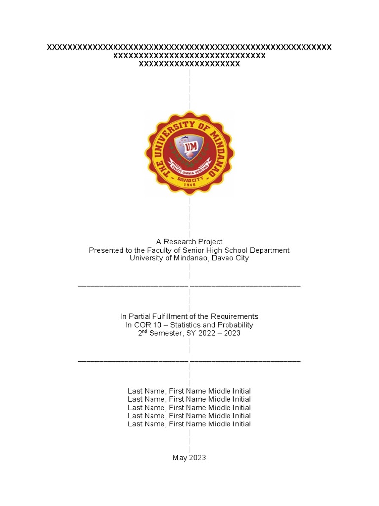 Mini Research Format For Students | PDF | Hypothesis | Theory