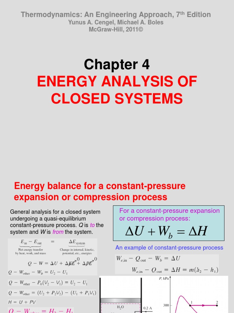 Chapter 4 Part 2 | PDF | Enthalpy | Heat