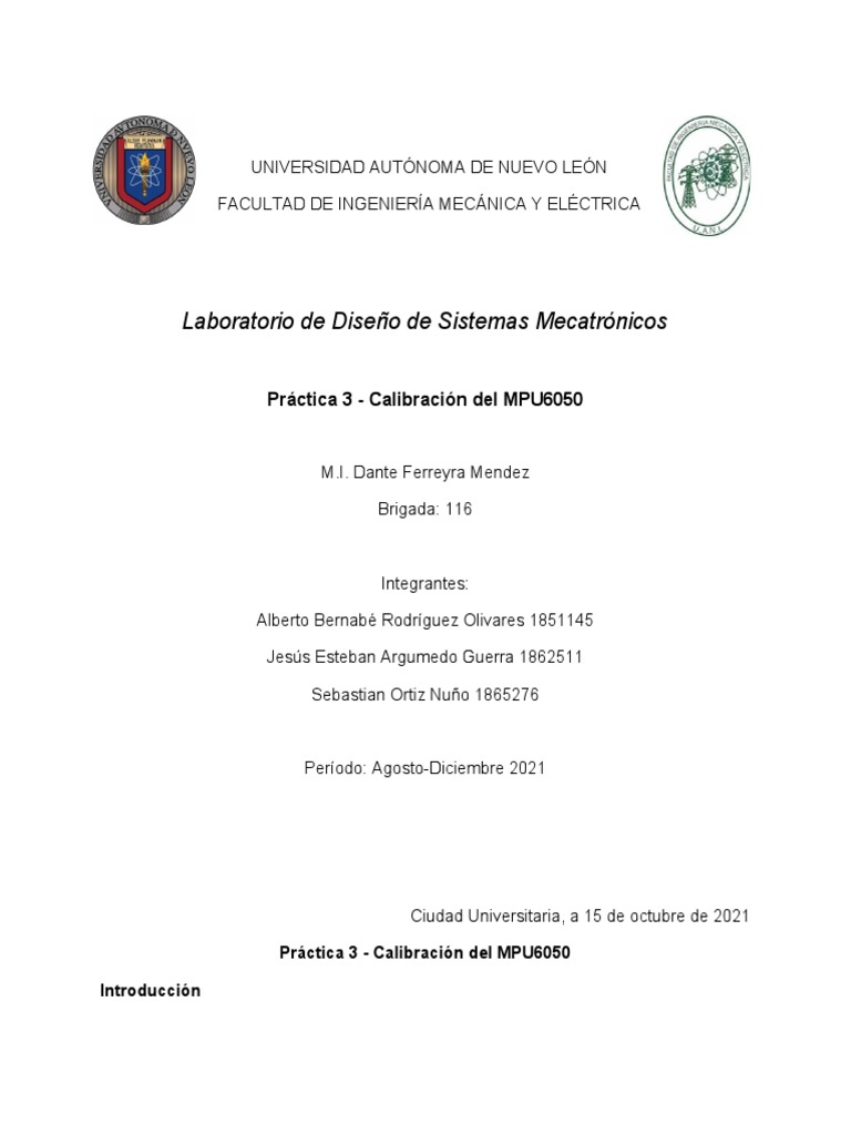 Práctica 3 - DSM | PDF | Aceleración | Fuerza