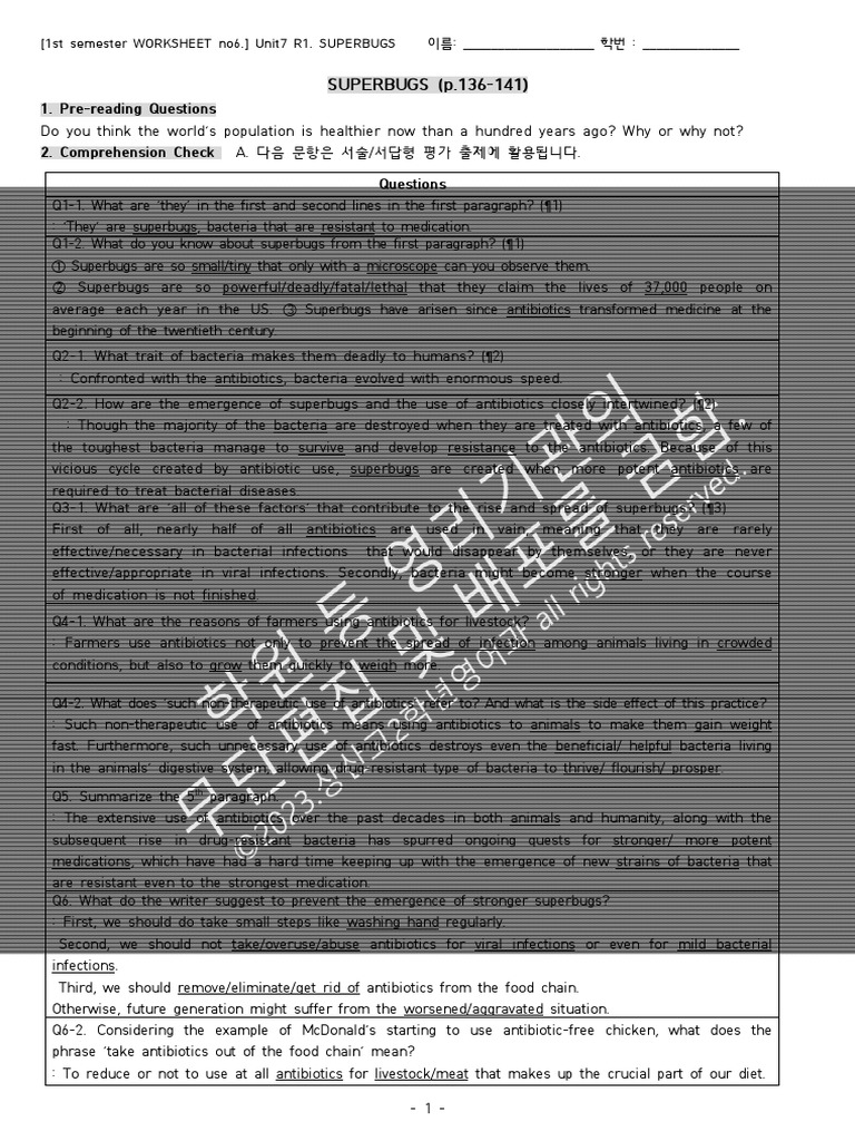 Understanding Superbugs and Resistance | PDF | Antimicrobial Resistance ...