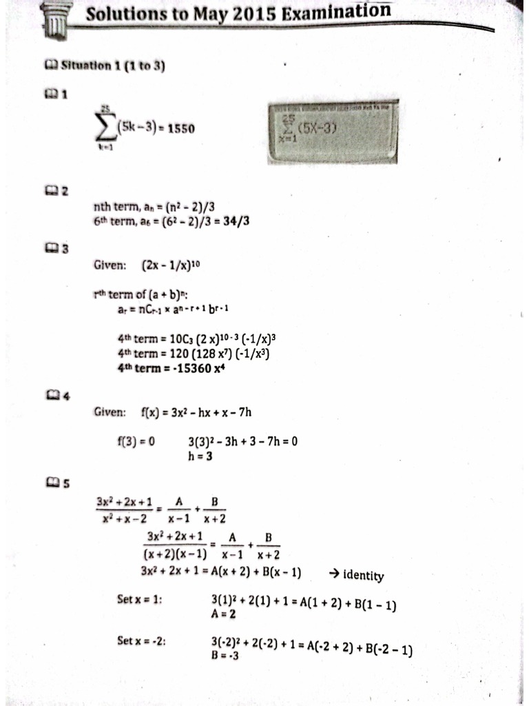 May 2015 - Mste Solution | PDF